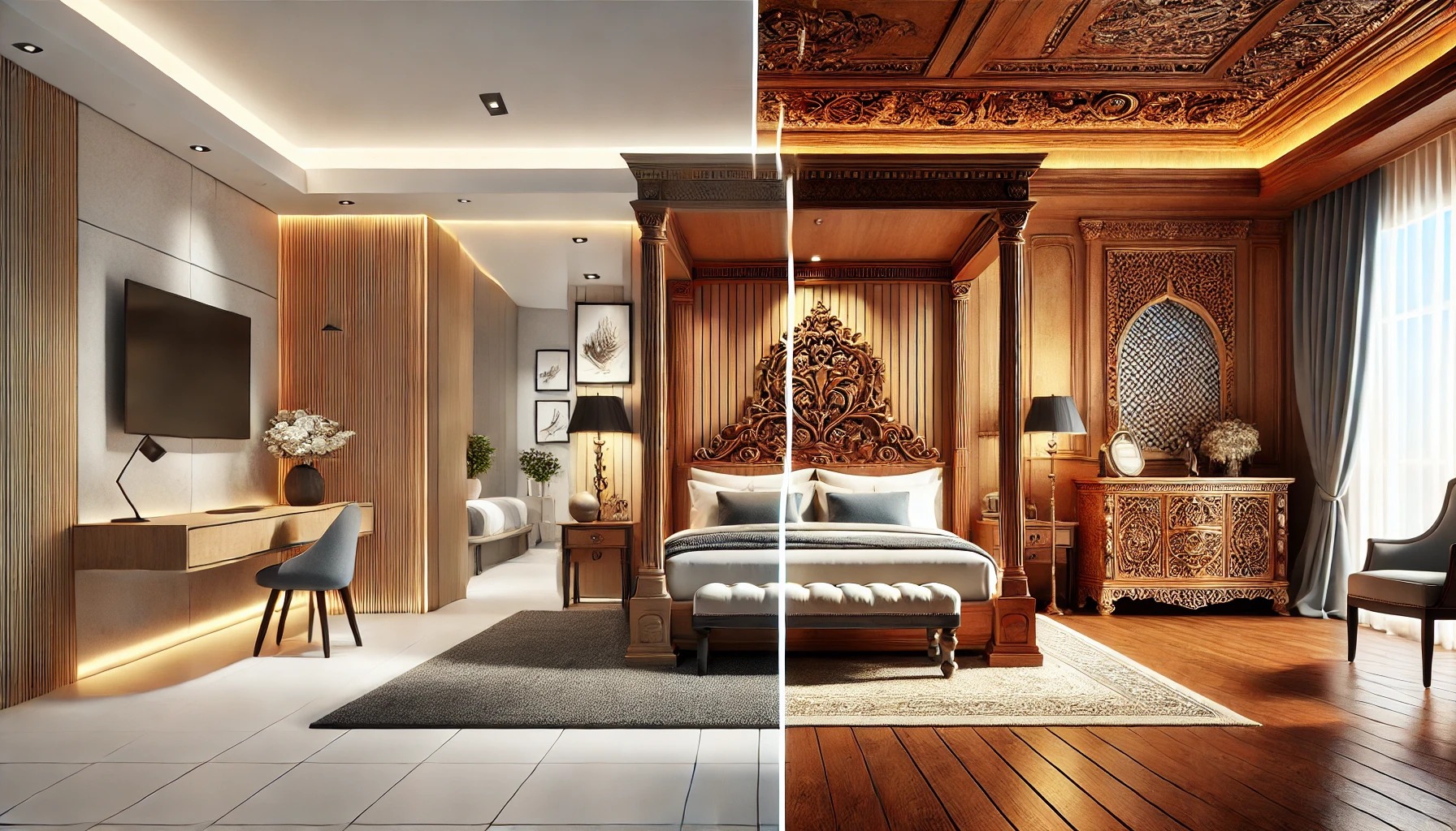 Modern vs Traditional Bedroom Interiors: Choose the Right Furniture