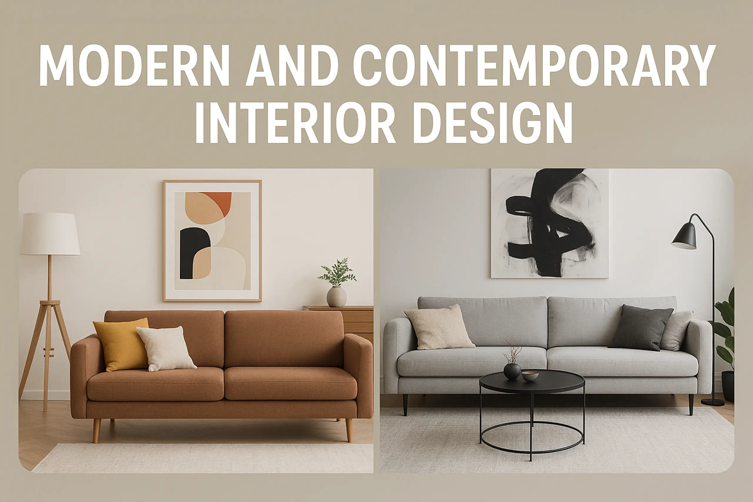 Understanding the Difference Between Modern and Contemporary Interior ...
